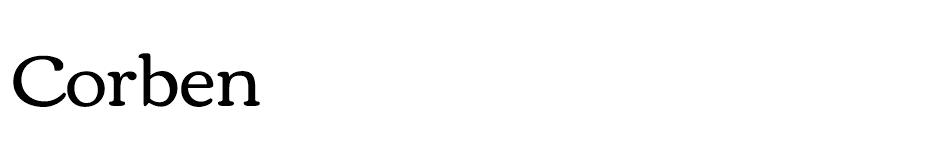 Corben Font google font - Corben Font font download