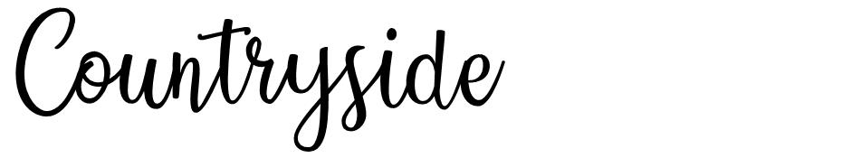 Countryside font - Countryside font download