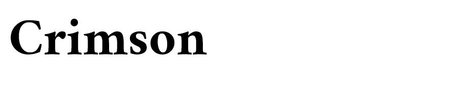 Crimson Font google font - Crimson Font font download