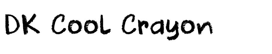 DK Cool Crayon font - DK Cool Crayon font download
