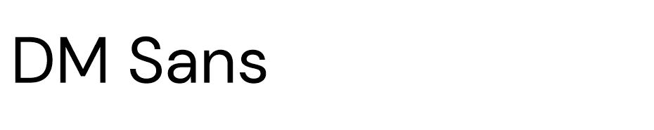 DM Sans font - DM Sans font download