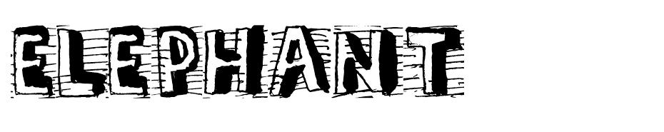 Elephant font - Elephant font download