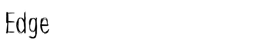 Edge Font font - Edge Font font download