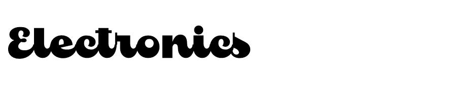 Electronics font - Electronics font download