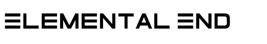 Elemental End Font font - Elemental End Font font download