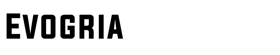Evogria google font - Evogria font download