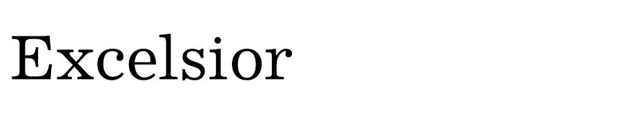 Excelsior font - Excelsior font download