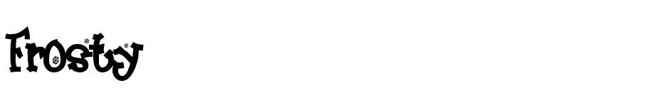 Frosty font - Frosty font download