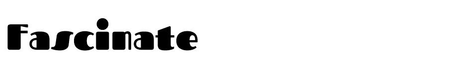 FASCINATE font - FASCINATE font download