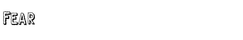 Fear font - Fear font download