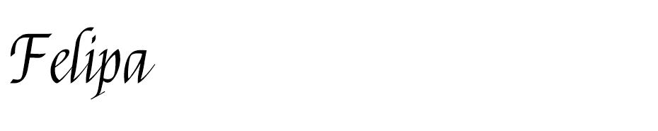 Felipa font - Felipa font download