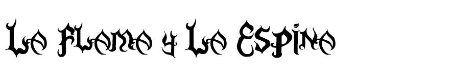 Flama Espina font - Flama Espina font download