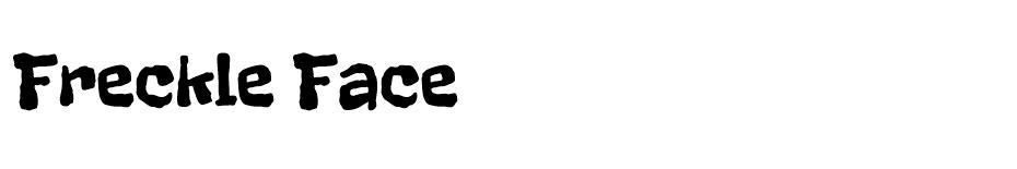 Freckle Face Font google font - Freckle Face Font font download