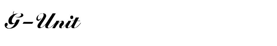 G-Unit font - G-Unit font download