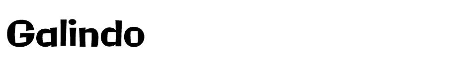 Galindo font - Galindo font download