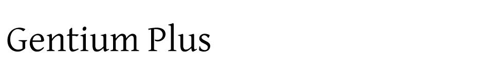 Gentium Plus Font Family font - Gentium Plus Font Family font download