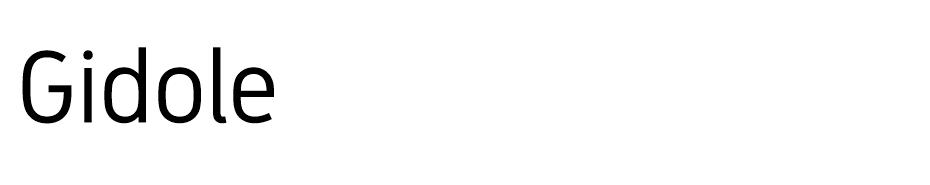 Gidole font - Gidole font download