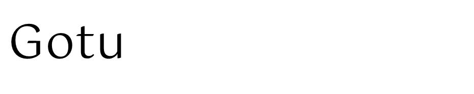 Gotu font - Gotu font download
