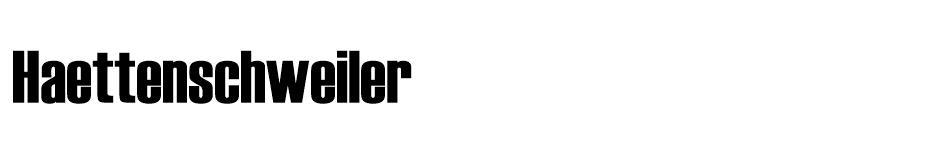 Haettenschweiler font - Haettenschweiler font download