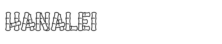 Hanalei Font google font - Hanalei Font font download