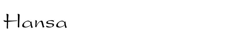 Hansa font - Hansa font download