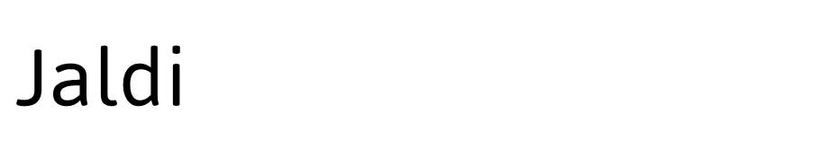 Jaldi google font - Jaldi font download