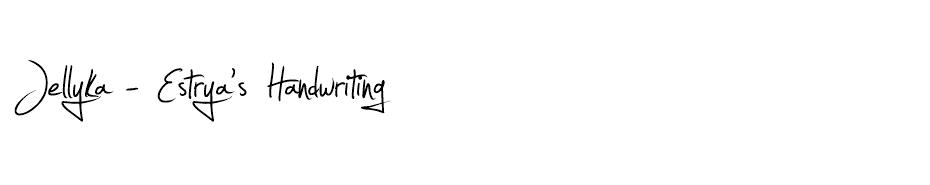 Jellyka_Estrya_Handwriting font - Jellyka_Estrya_Handwriting font download