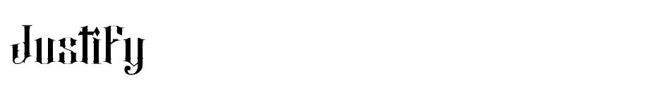 Justify font - Justify font download