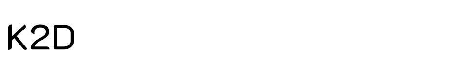 K2D font - K2D font download