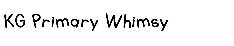 KG Primary Whimsy font - KG Primary Whimsy font download