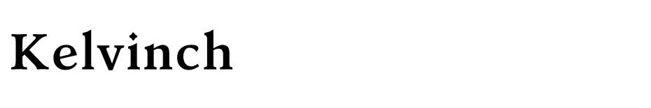 Kelvinch font - Kelvinch font download