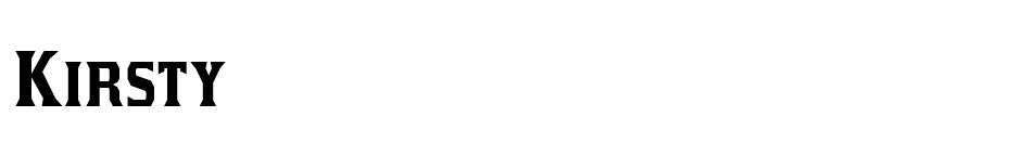 KIRSTY font - KIRSTY font download