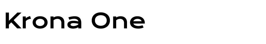 Krona One font - Krona One font download