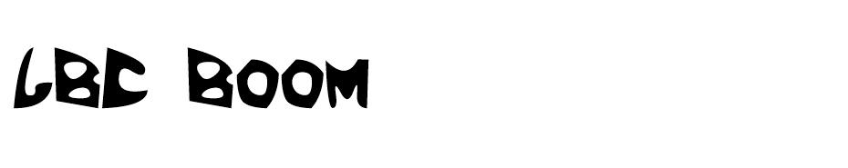 LBC Boom font - LBC Boom font download