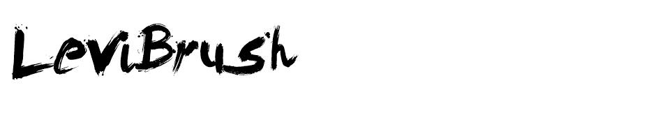 LeviBrush font - LeviBrush font download