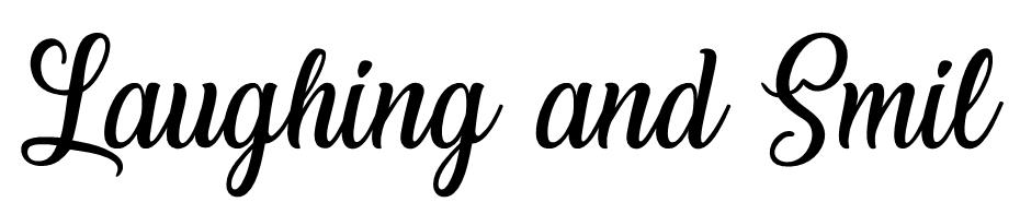 Laughing and Smiling font - Laughing and Smiling font download