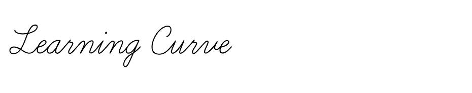Learning Curve font - Learning Curve font download