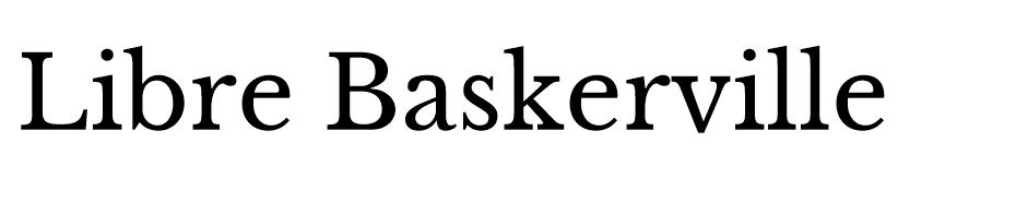 Libre Baskerville google font - Libre Baskerville font download