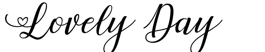 Lovely Day font - Lovely Day font download