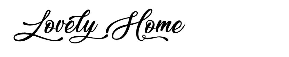 Lovely Home font - Lovely Home font download