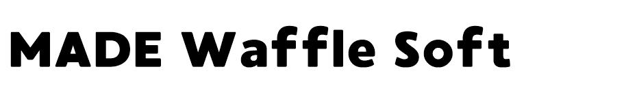 Made Waffle Soft font - Made Waffle Soft font download