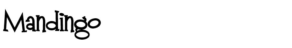 Mandingo font - Mandingo font download