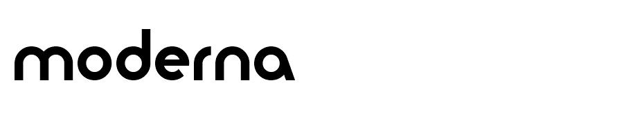 MODERNA font - MODERNA font download