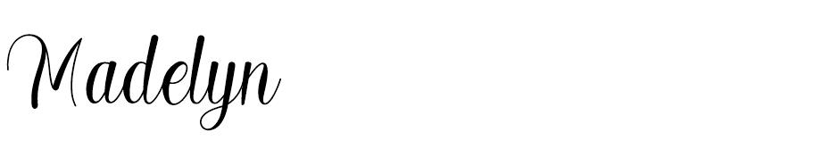 Madelyn font - Madelyn font download