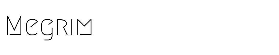 Megrim Font google font - Megrim Font font download