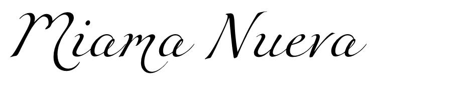 Miama Nueva font - Miama Nueva font download