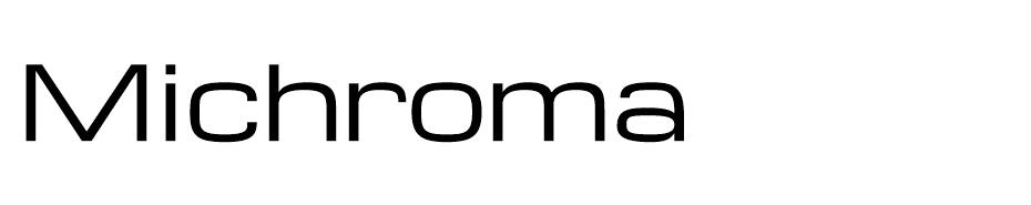 Michroma Font font - Michroma Font font download