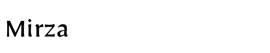 Mirza font - Mirza font download