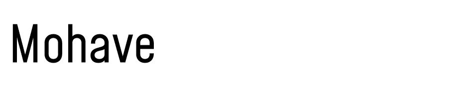 Mohave font - Mohave font download
