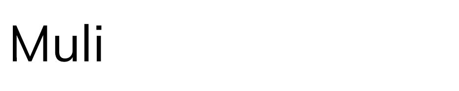 Muli font - Muli font download